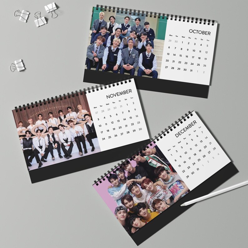 SEVENTEEN Desk Calendar; SEVENTEEN Calendar; CARAT Calendar; Seventeen ...