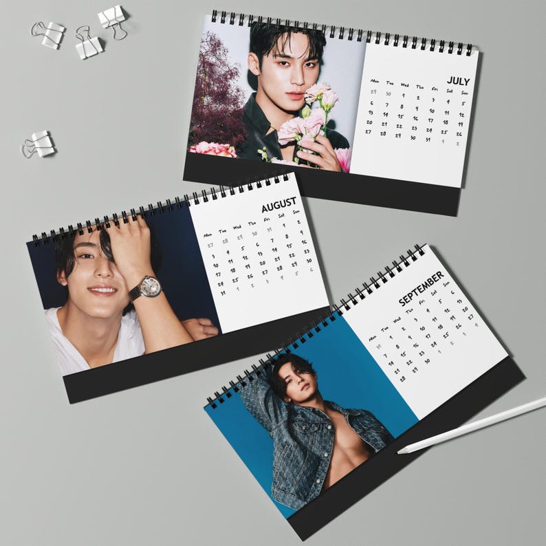 SEVENTEEN MINGYU Desk Calendar 2026; SEVENTEEN Calendar; Kim Mingyu ...