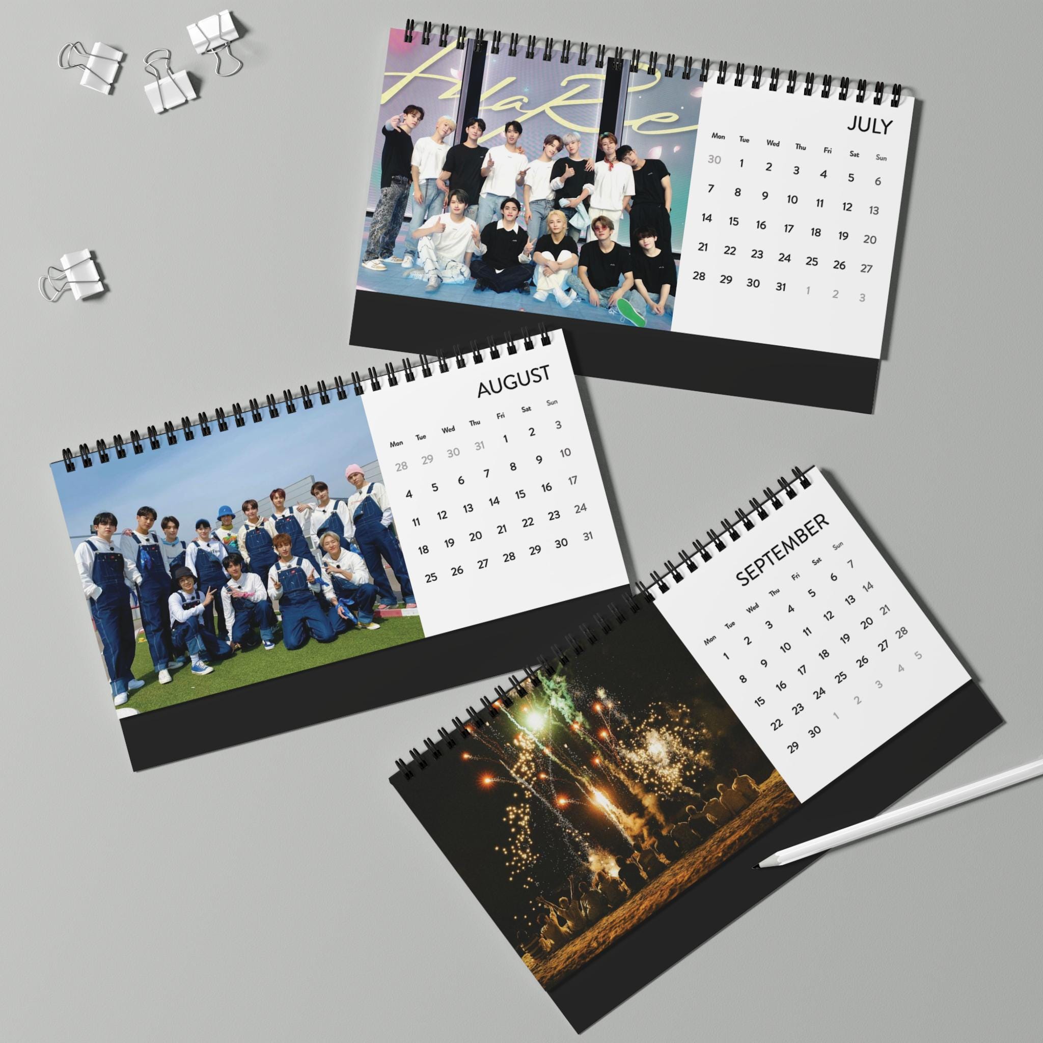 SEVENTEEN Desk Calendar; SEVENTEEN Calendar; CARAT Calendar; Seventeen ...
