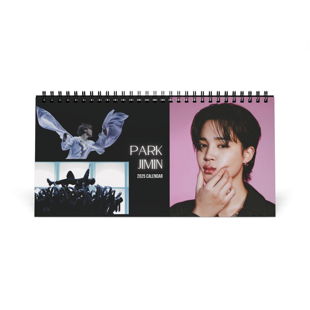 JIMIN BTS Desk Calendar 2025; Bts Calendar; Jimin Calendar; Bts Gift ...