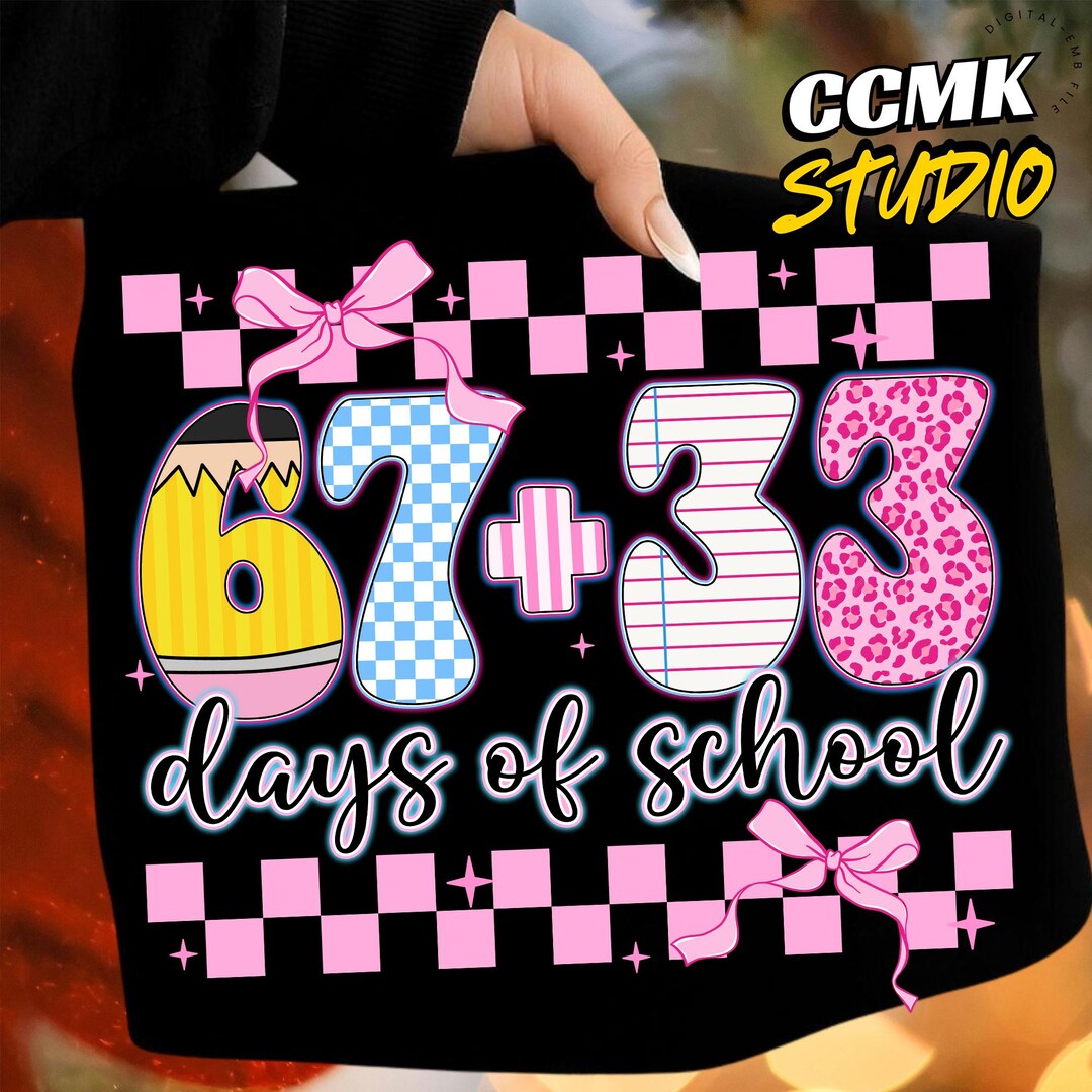 I Survived 67 Days of School PNG, 100 Days of School Clipart, Funny ...