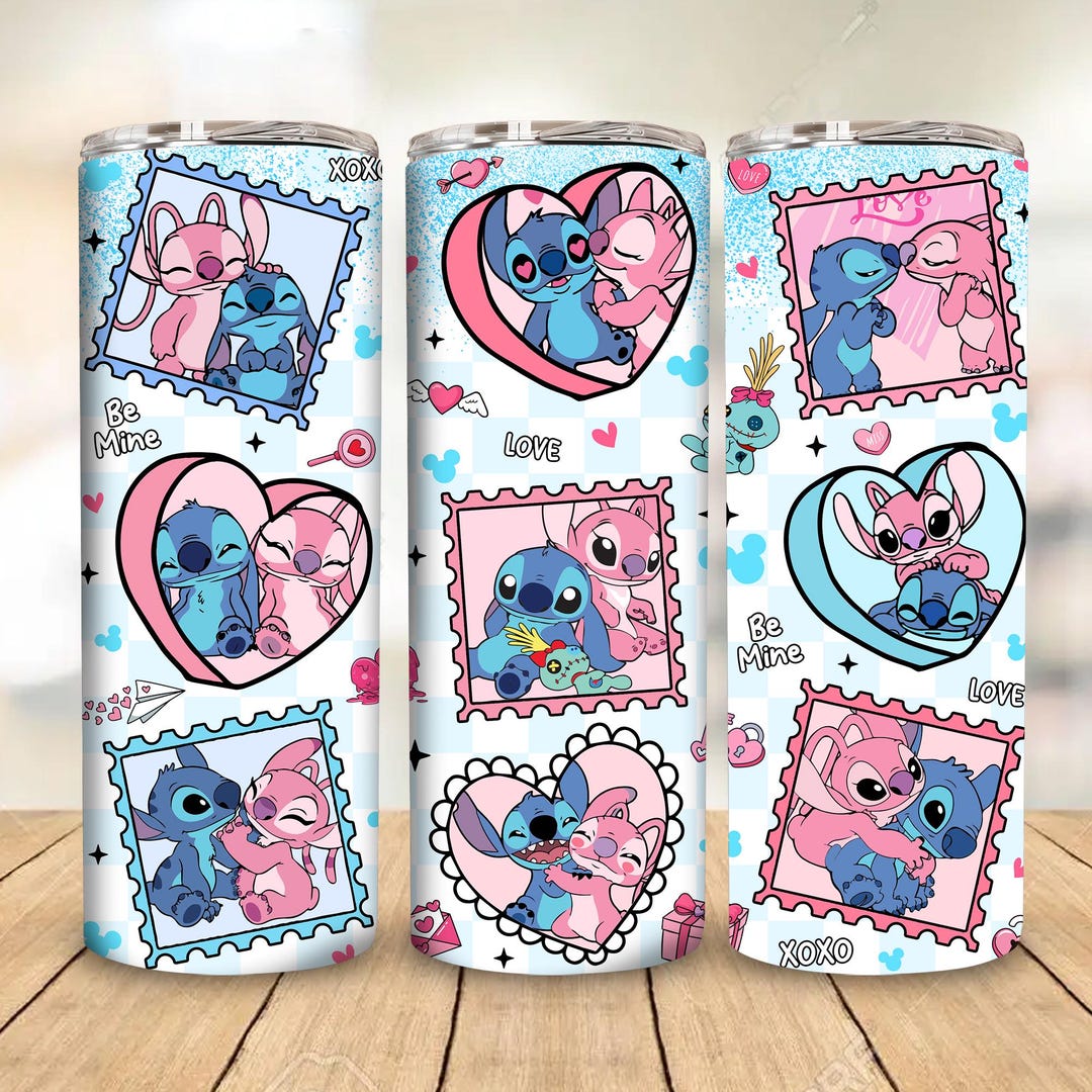 Valentine Cartoon Couple 20 Oz Skinny Tumbler Png, Be My Valentine 20oz Straight Tumbler PNG ...