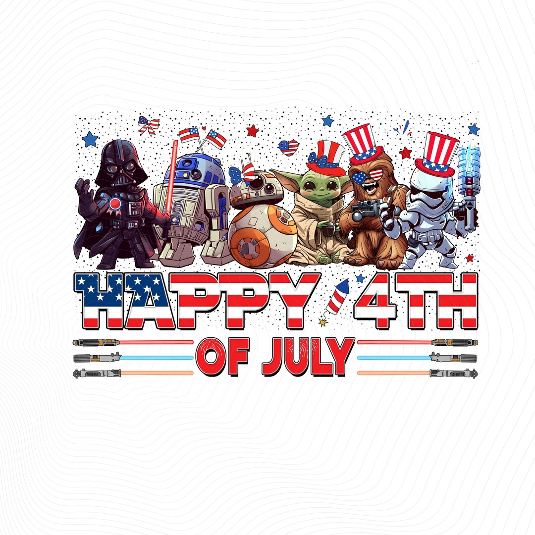 Galaxy Characters 4th of July Png, Happy 4th of July Png, Cartoon ...