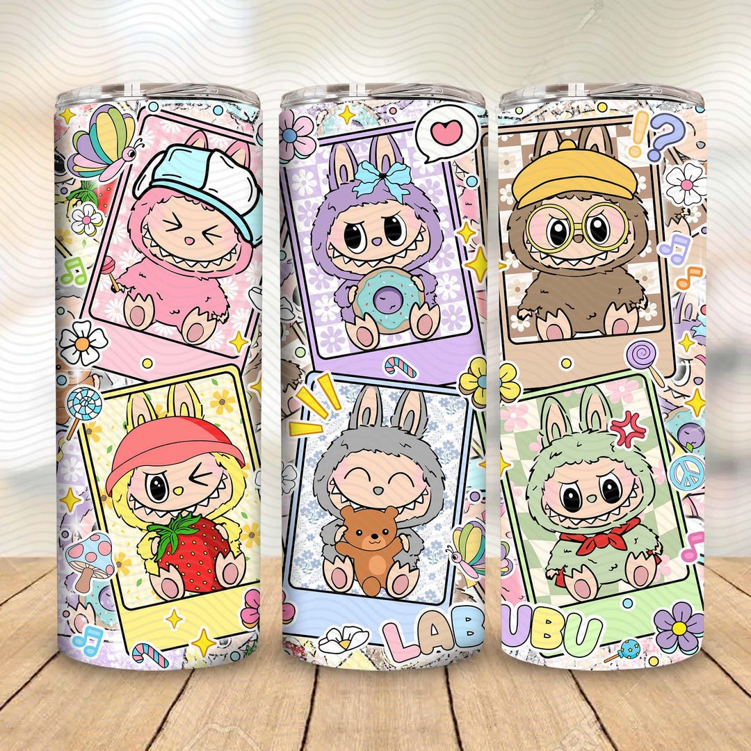 Funny Cartoon Character Wrap Design , Trending Pink Cartoon Character ...