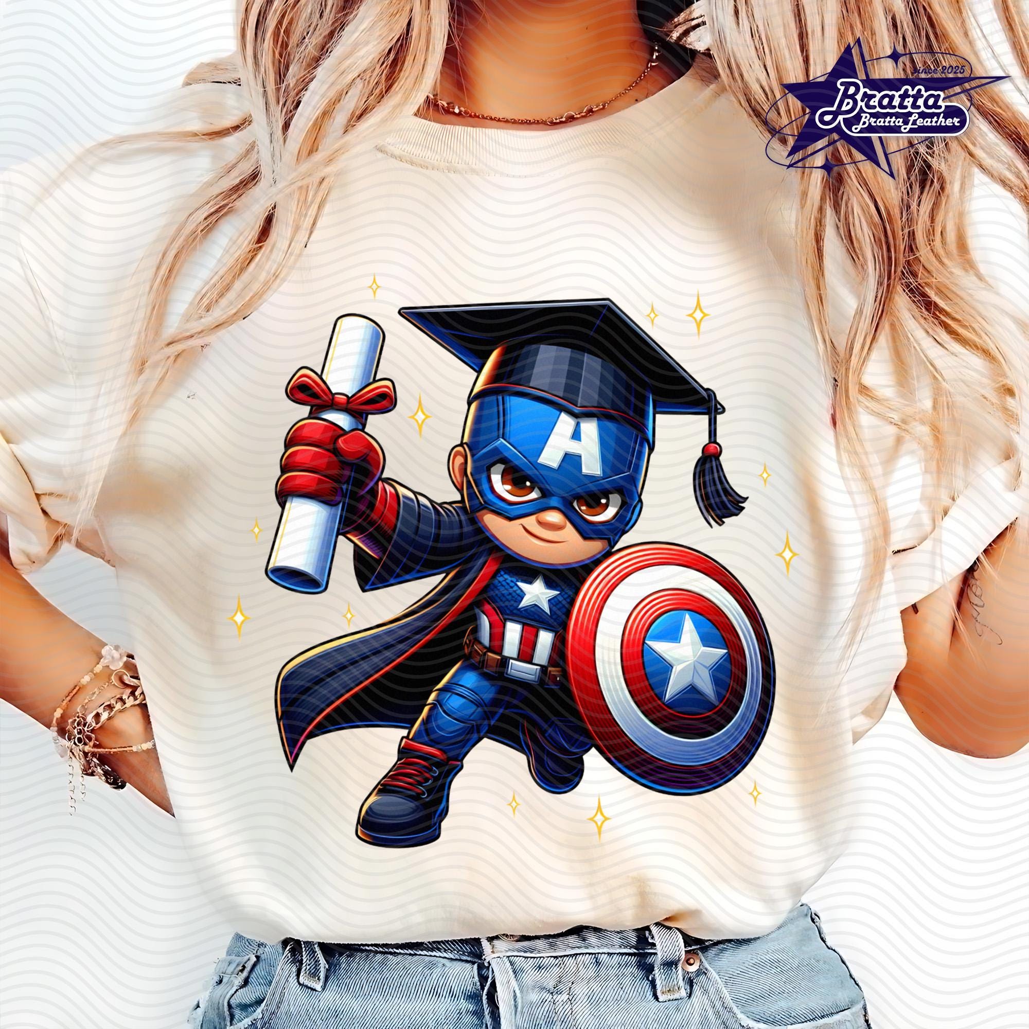 Superhero Cartoon Graduation 2025 Png Cartoon Graduate Png, DN School ...