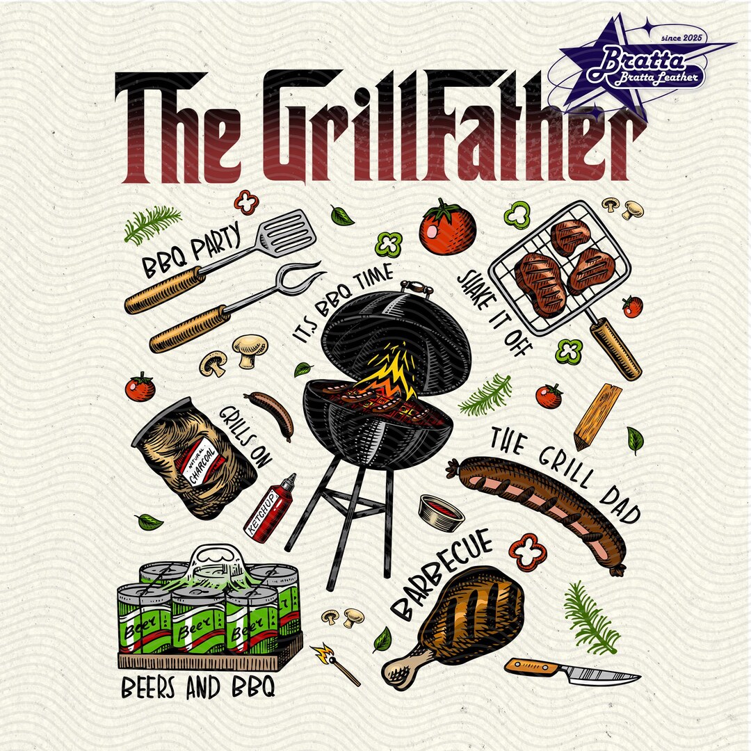 Barbecue Dad Png, the Grill Father, Best Dad Ever Png, Father's Day Png ...