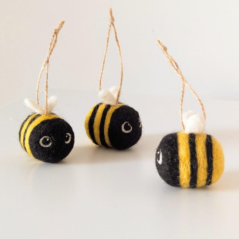 Wool Decorations - Etsy UK