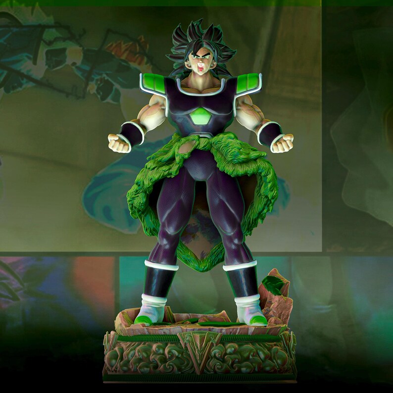 Broly STL File | Dragon Ball Z | Legendary Super Saiyan | 3D Printable ...