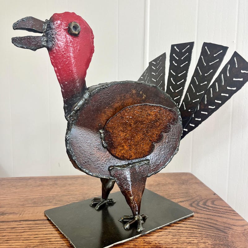 Metal Turkey Yard Art - Etsy