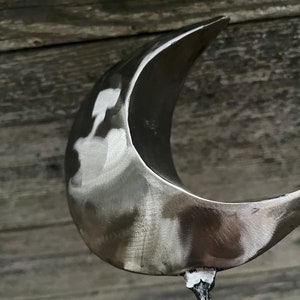 Christmas Tree Topper, Steel Crescent Moon, Rustic Holiday Decor - Etsy