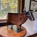 Steel Cow Sculpture Tabletop Art Piece Farmhouse Art - Etsy
