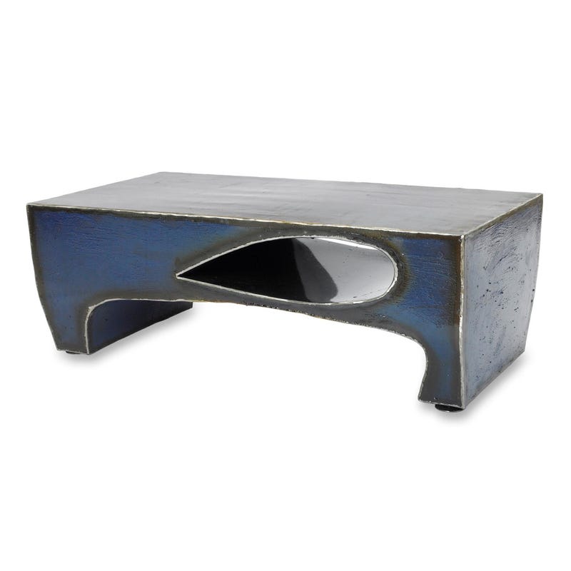 Blue Coffee Table - Etsy