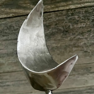 Tree Topper Crescent Moon Rustic Steel Christmas Decor - Etsy