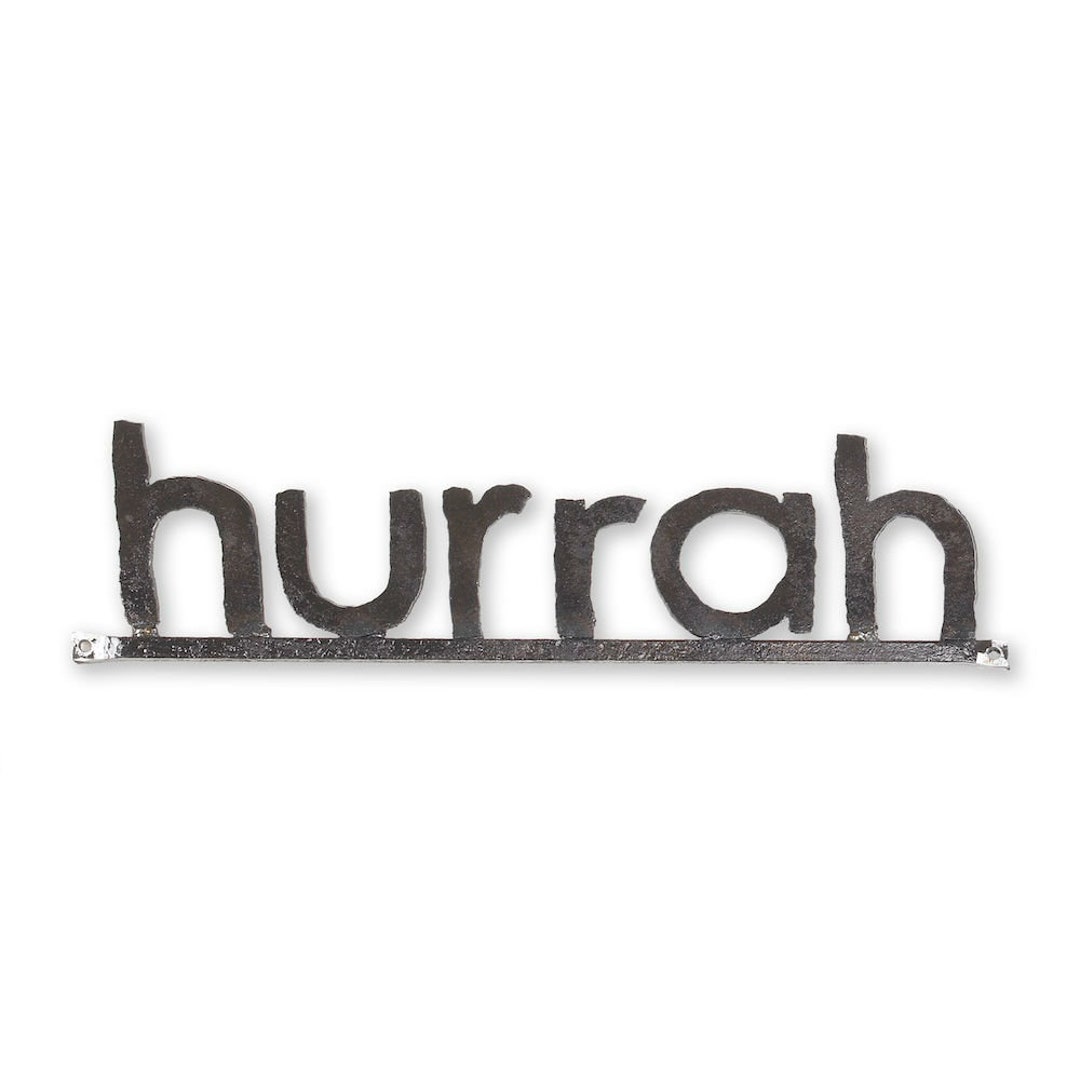 Hurrah Sign Decorative Wall Signage - Etsy