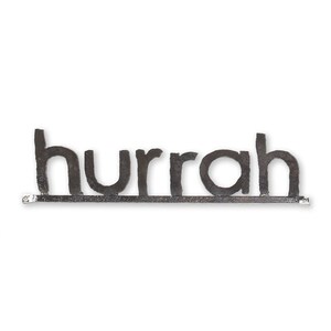 Hurrah Sign Decorative Wall Signage | Etsy