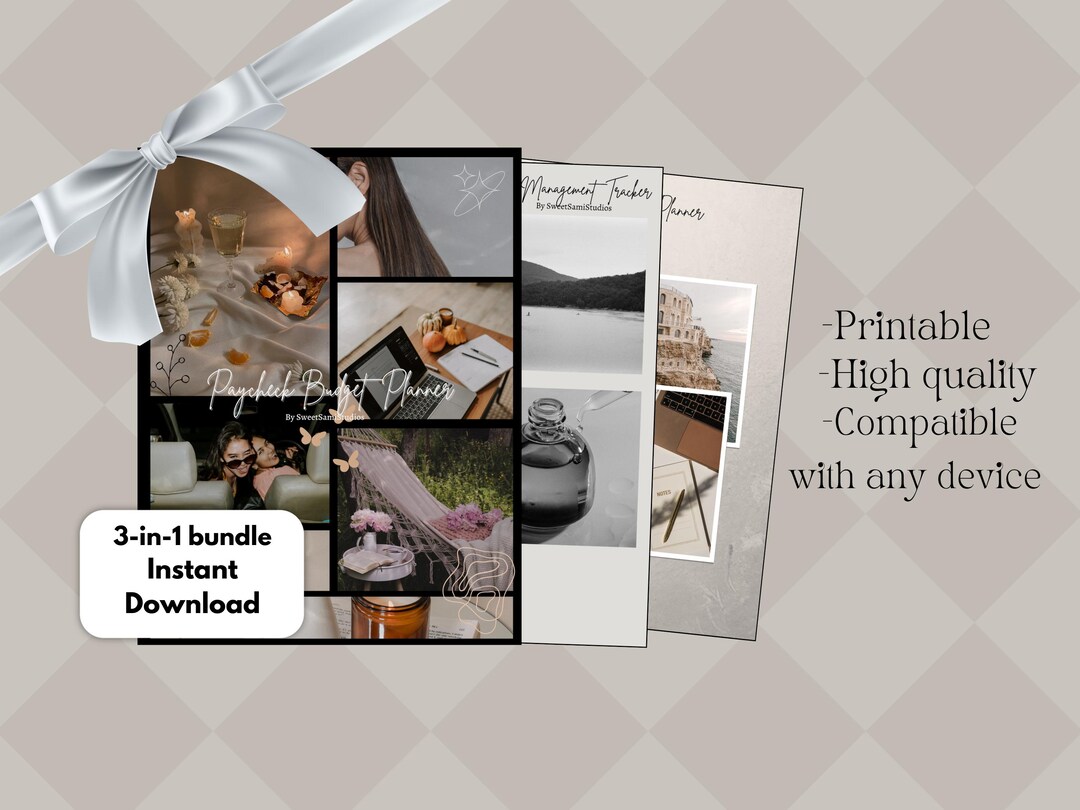 3-in-1 Budgeting Bundle: Digital Planners and Tracker Set - Etsy