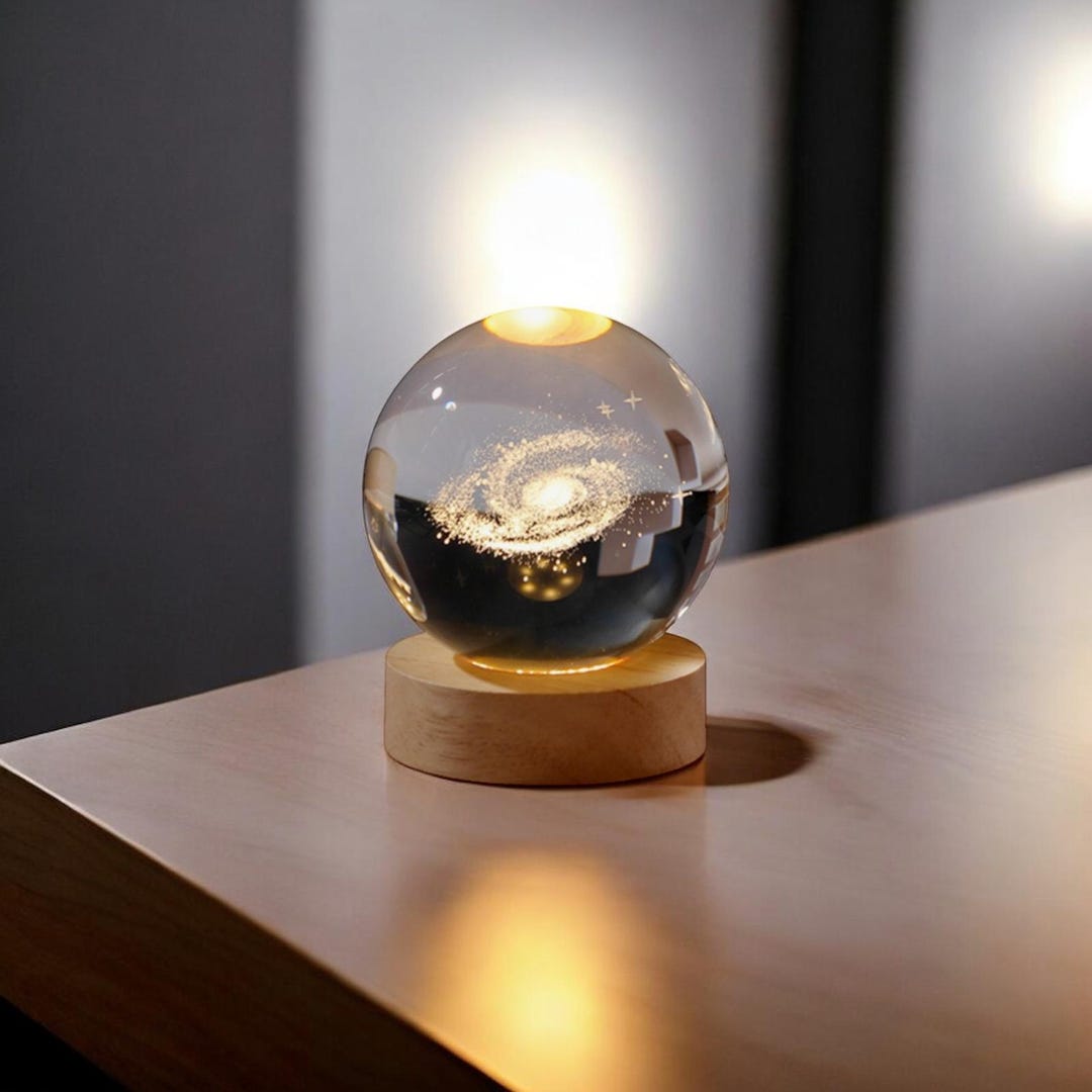 Custom Solar System Night Light | 3D Planet Lamp | Personalized Milky ...