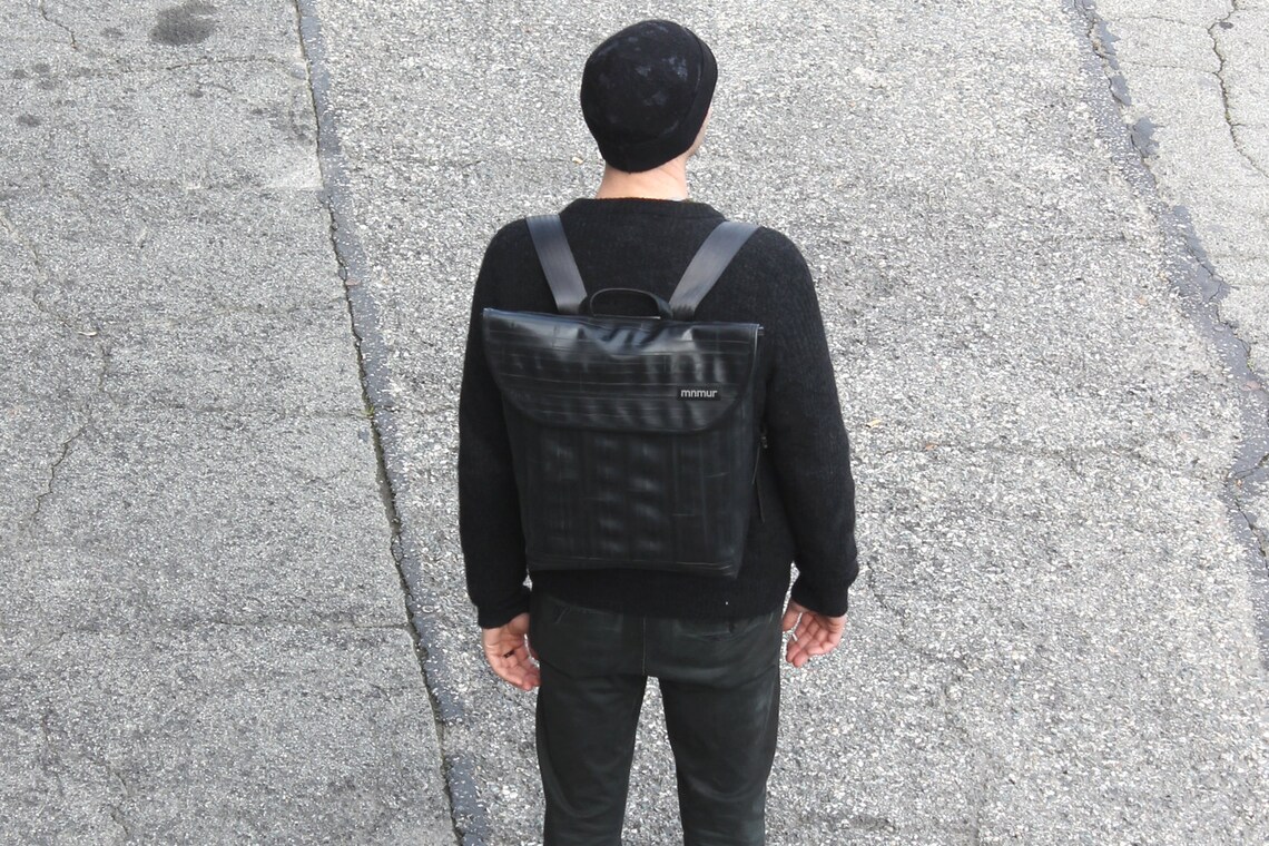 Bicycle Inner Tube Backpack. Waterproof and Recycled. Vegan | Etsy