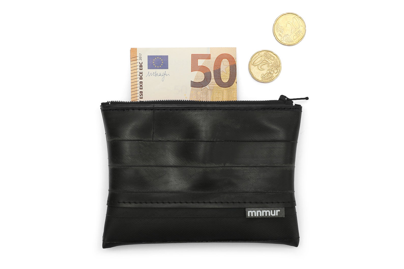 Recycled Inner Tube Pouch With Black Zipper. Vegan Coin Purse - Etsy