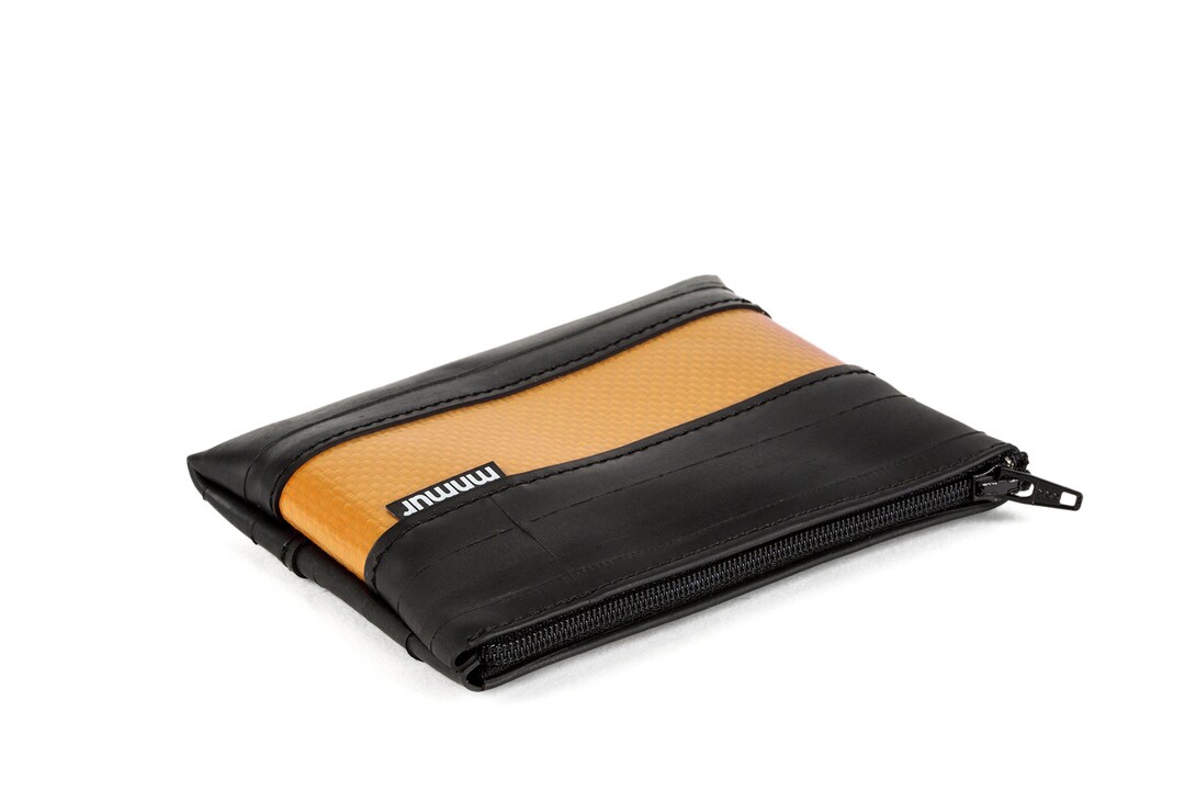 Inner Tube Coin Pouch for Men. Zipper Coin Purse Water Resistant ...