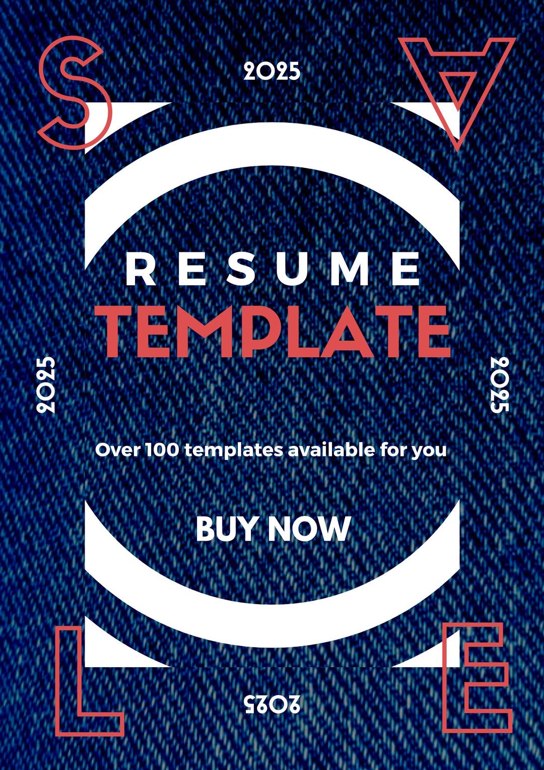 100 Resume Template 2025 (DIGITAL VERSION) - Etsy