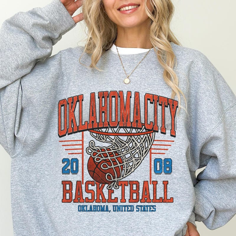 Thunder Basketball Hoodie - Etsy UK