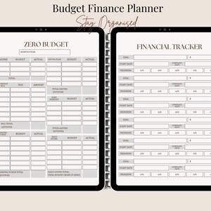 FINANCE BUDGET PLANNER | Finance Tracker | Budget Planner | Budget ...
