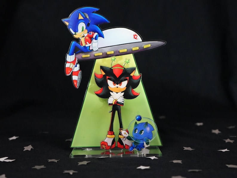 Hogs in Space [shadow & Sonic Acrylic Stand] - Etsy