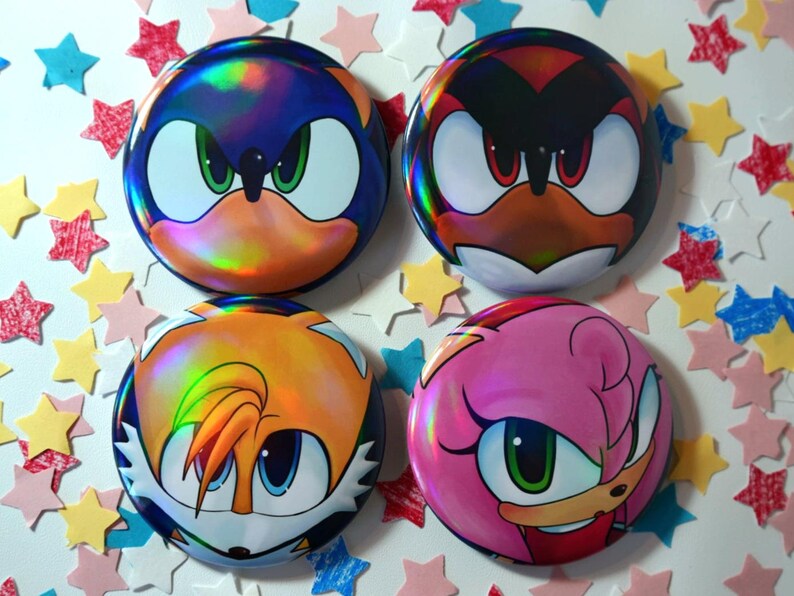 Fisheye 0.5 Lens Sonic Buttons - Etsy