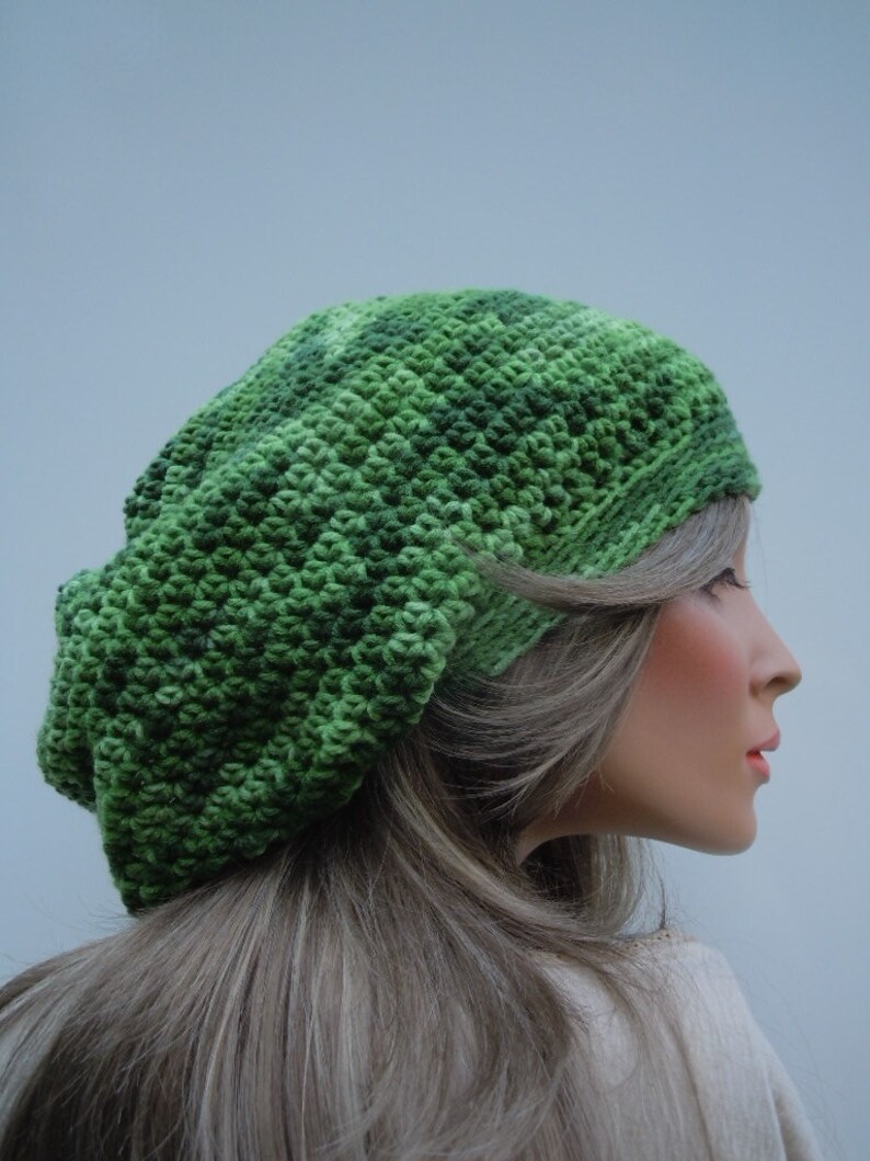 Dreadlock Tam Rasta Tam Cap Hippie Hat Bag Hat Green - Etsy