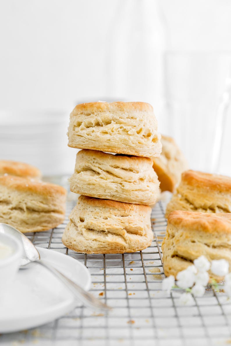 The BEST Flaky Sourdough Biscuits Recipe | Can Be Made With Discard! - Etsy