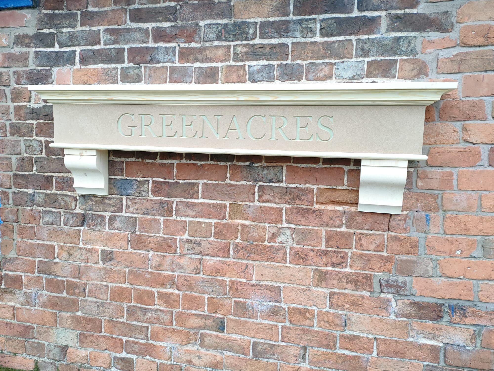 Joinery Grade Shelf With Corbels I Handmade L Wooden Mantel Shelf ...