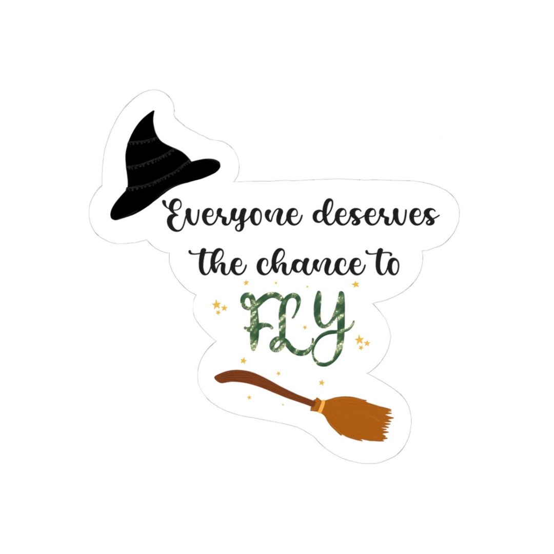 Wicked-themed Vinyl Sticker - Etsy