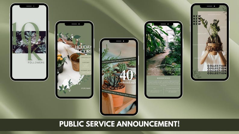 150 Botanical Themed, Plant Shop, Plant Business Social Media ...