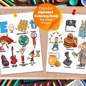 Printable Alphabet Coloring Pages | ABC Learning & Fun Activity Book ...