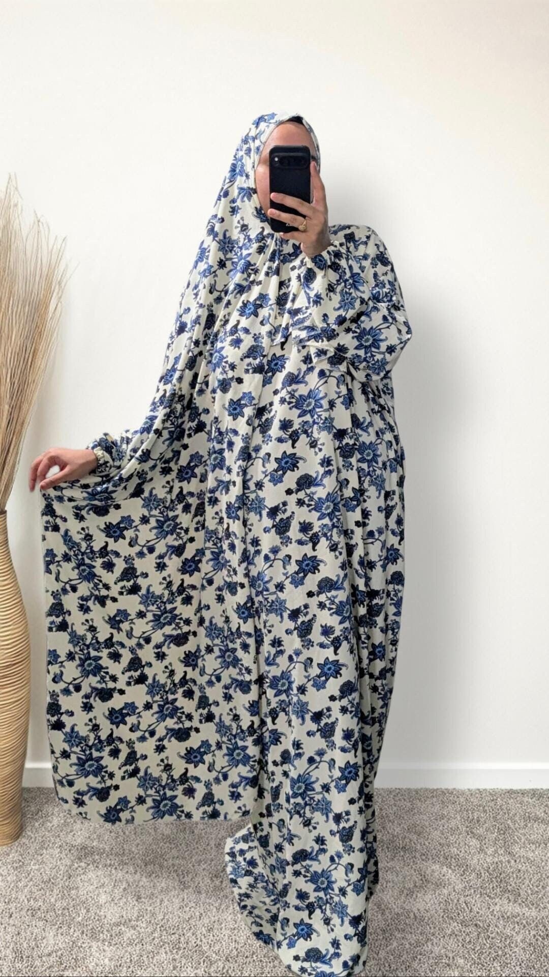 Modest Praying Abaya With Pockets, Islamic Prayer Outfit, Comfortable ...