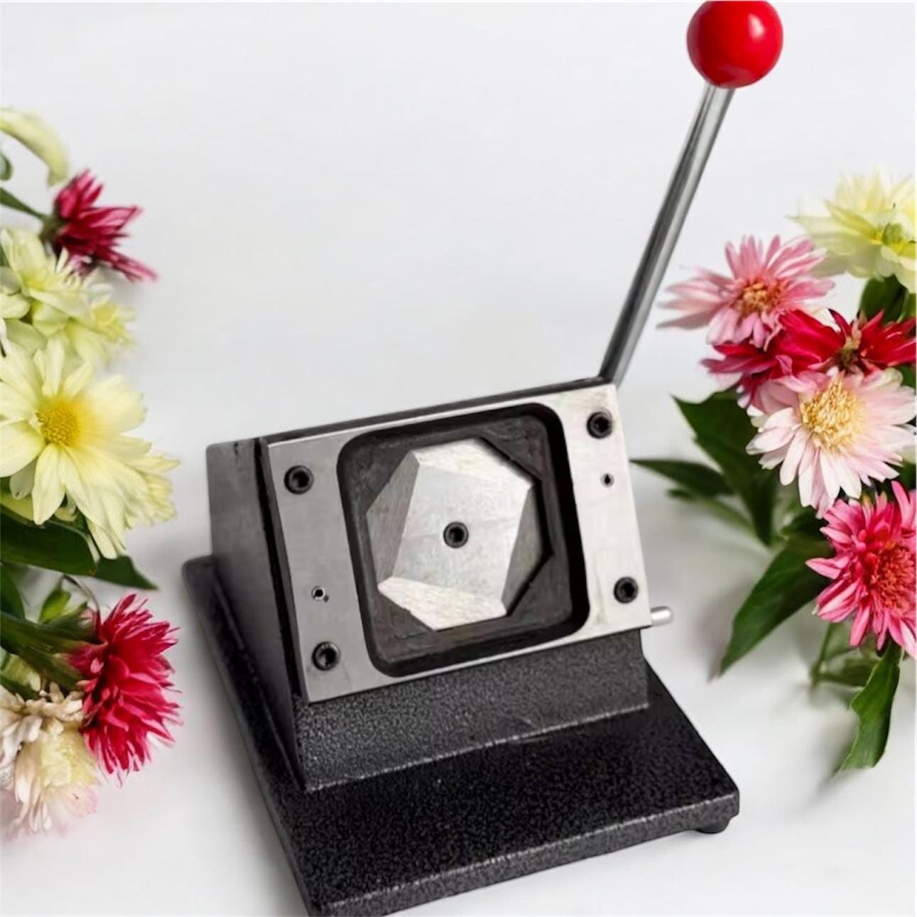 2”x2” Magnet and Badge Maker Machine Ultimate Complete Set | 90-degree ...