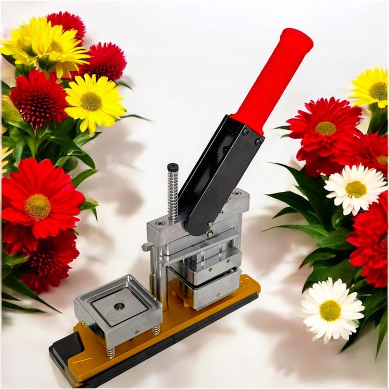 2”x2” Magnet and Badge Maker Machine Ultimate Complete Set | 90-degree ...