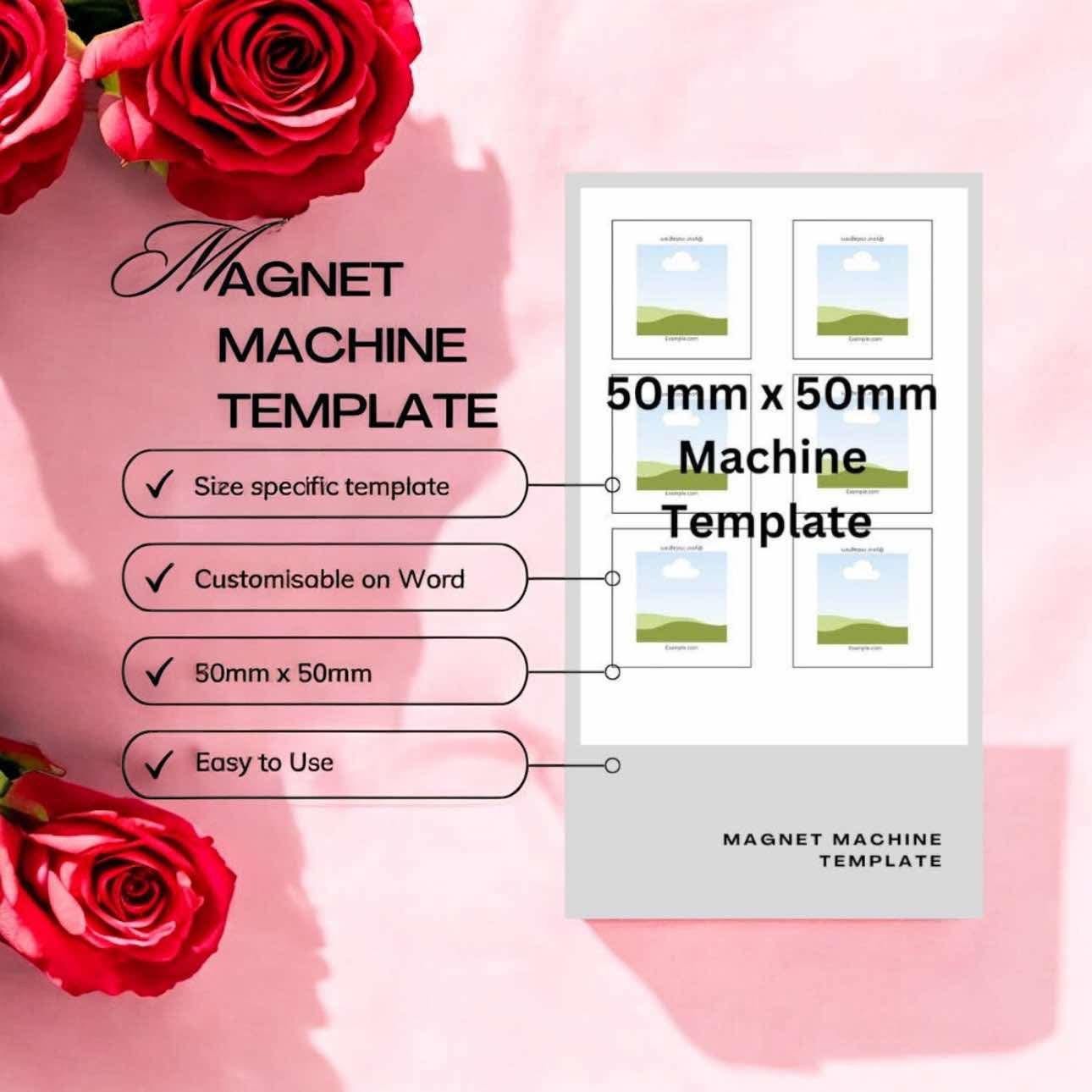 2”x2” Magnet and Badge Maker Machine Ultimate Complete Set | 90-degree ...