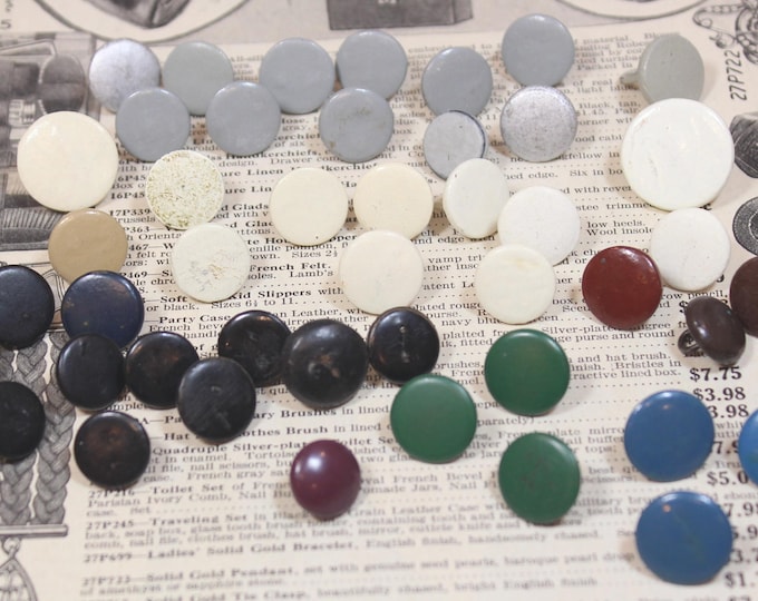 Military Button Lot 20 Assorted Waterbury Scovill Brass Stamped Metal ...