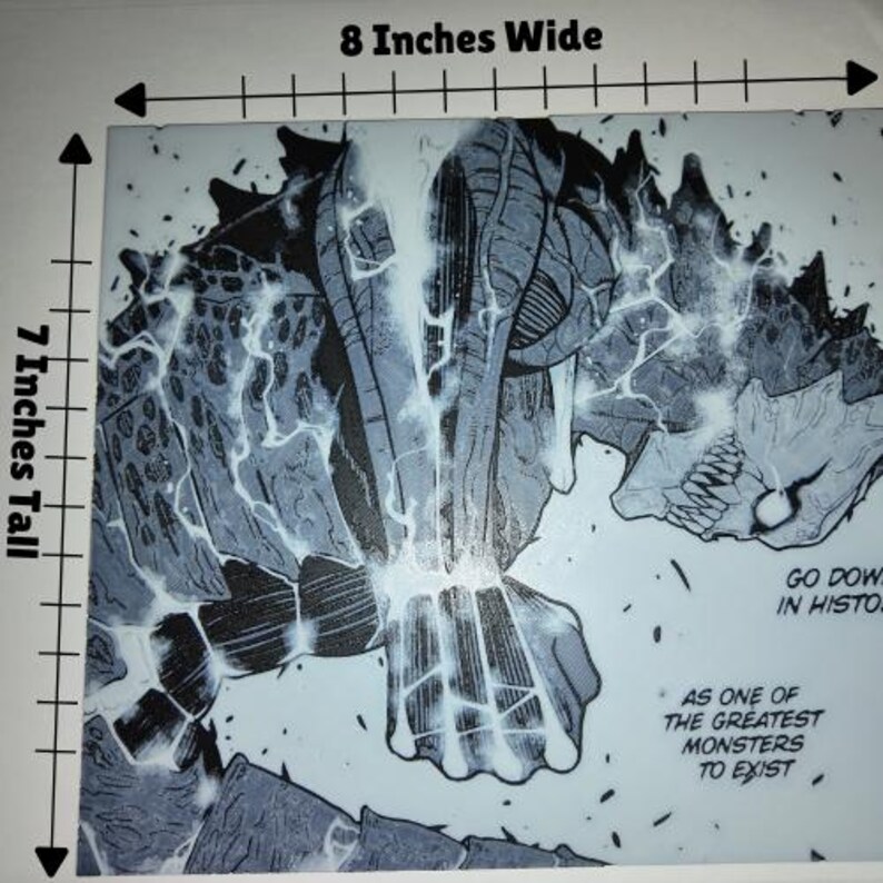 Kaiju No. 8 Inspired 3D Printed Manga Panel "one of the Greatest ...
