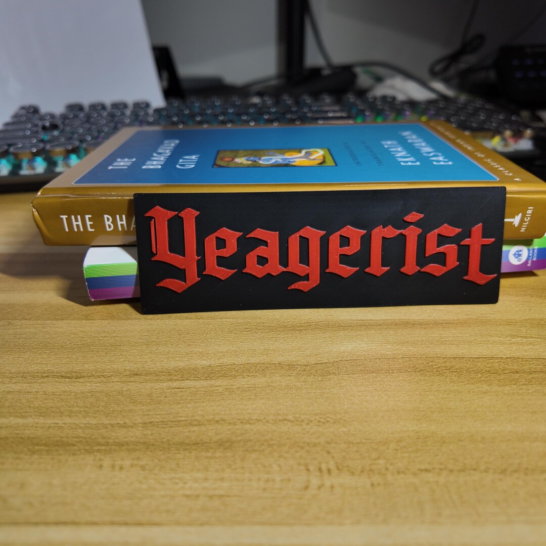 Attack on Titan Inspired 3D Printed Bookmark Anime Fan Gift Manga Lover ...