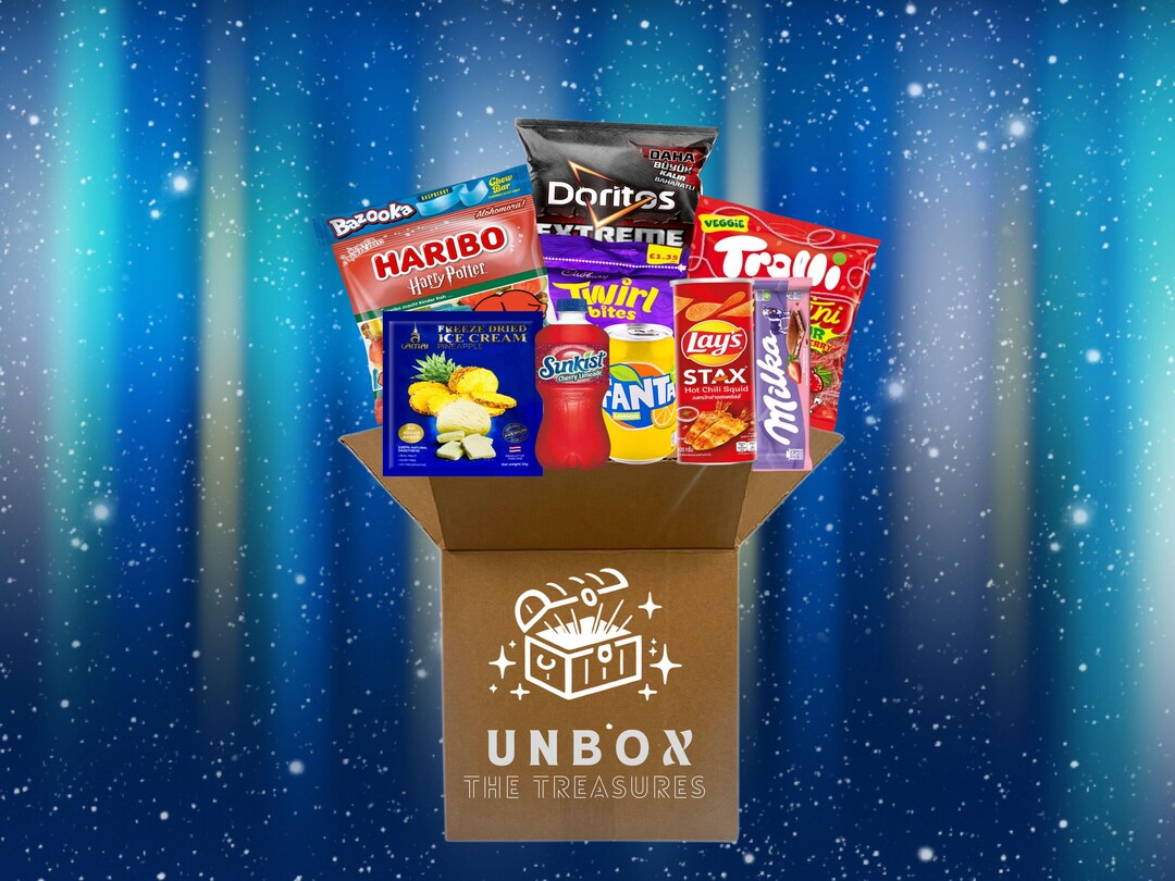 Taste Bud Treasures Mystery Snack Box - Etsy