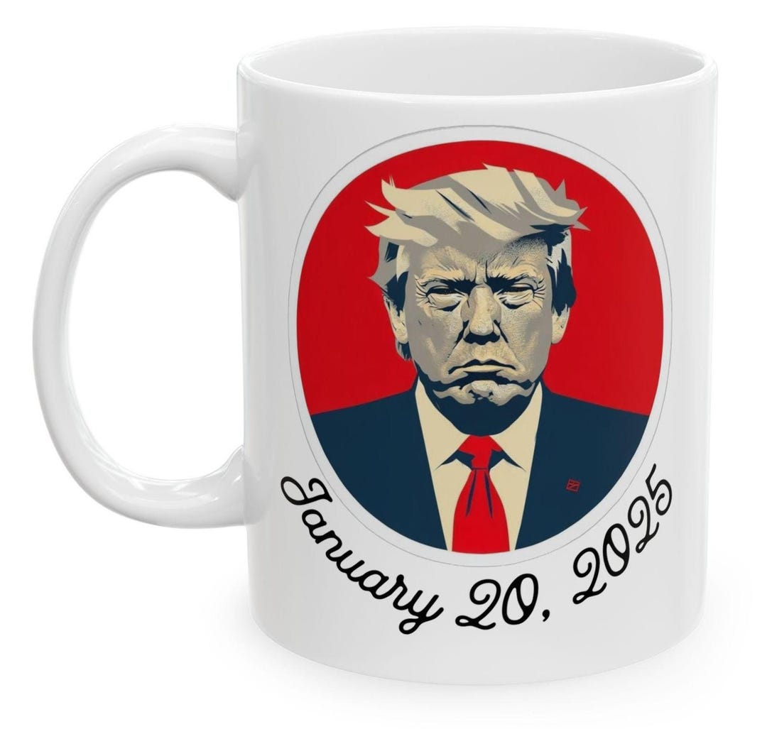 Donald Trump 2025 Inauguration Commemorative Mug, Celebrate the 47th ...