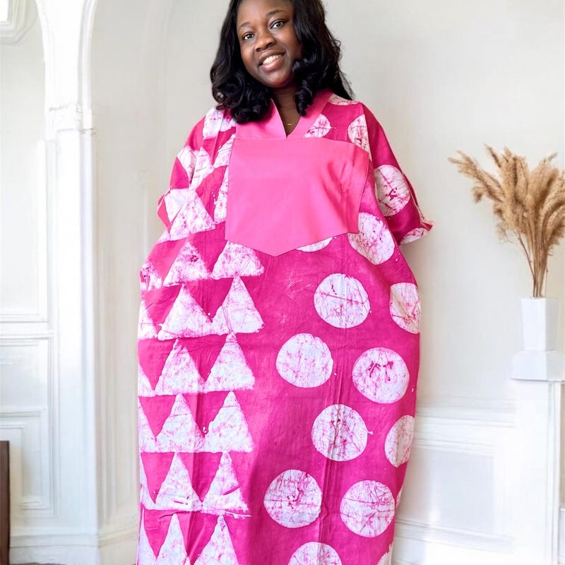 Pink African Dress - Etsy