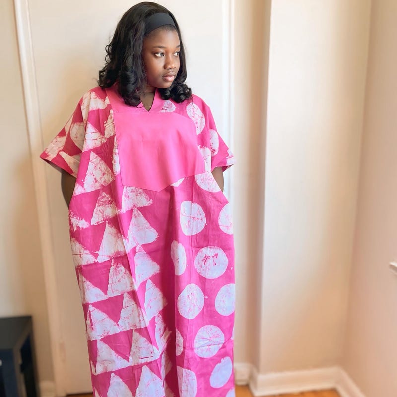 Pink African Dress - Etsy