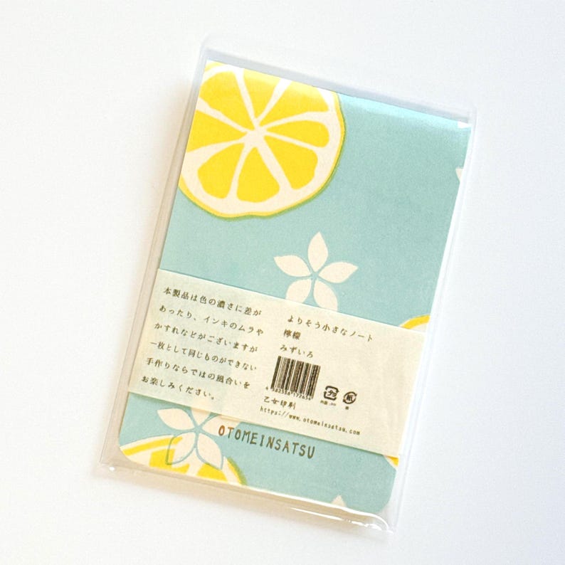 Lemon Letter Writing Set – Japanese Handmade Stationery With ...