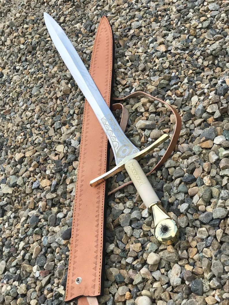 Aragorn's Sword Legendary Anduril - Hand-forged Sword, Costume Sword ...