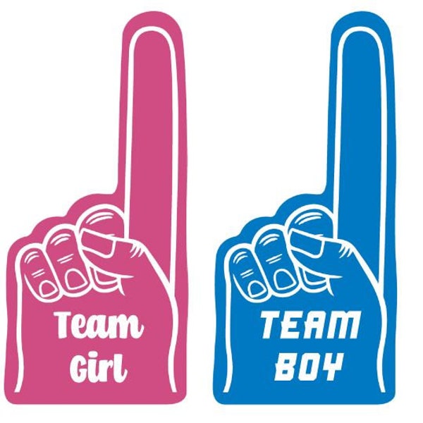 Team Boy Team Girl Signs - Etsy