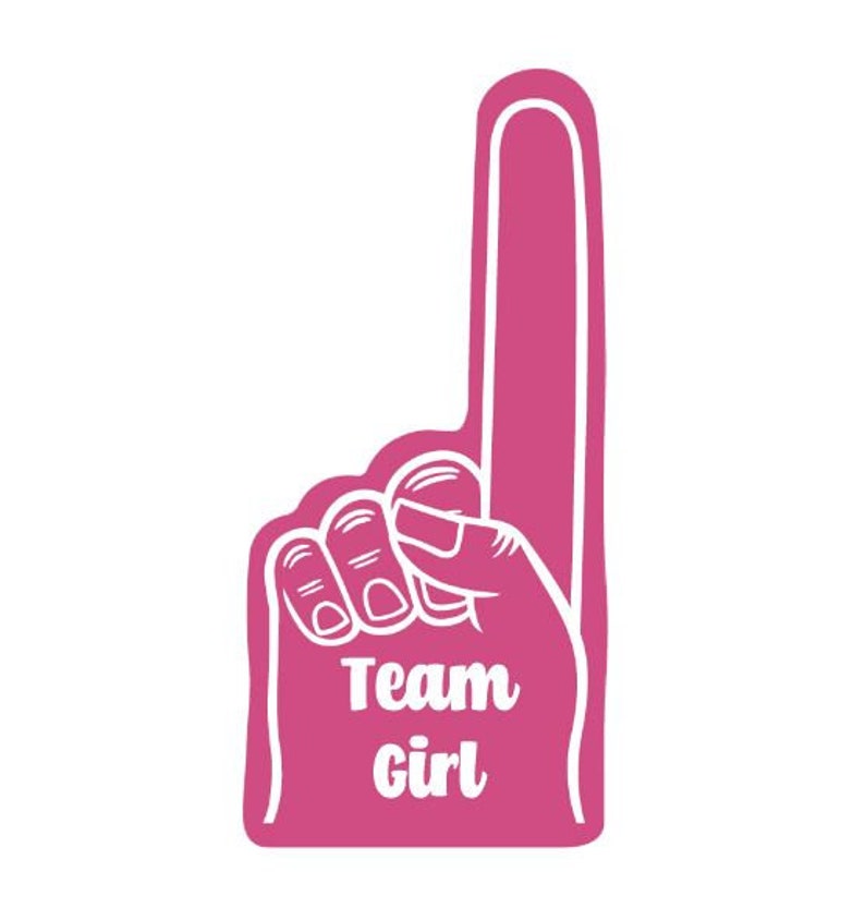 TEAM Girl Foam Fingers - Etsy